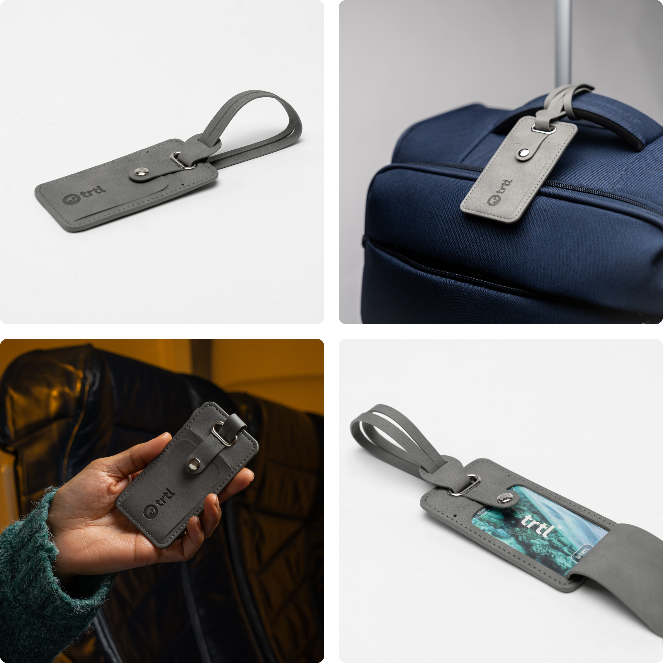 Trtl Travel Luggage Tag | Travel Luggage Tag | Flight Luggage Tag ...